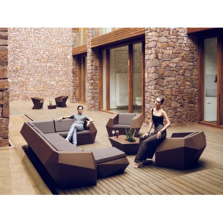 Faz Sofa Mod Central de Vondom - Conjunto chillout modular Faz, crea tu ...